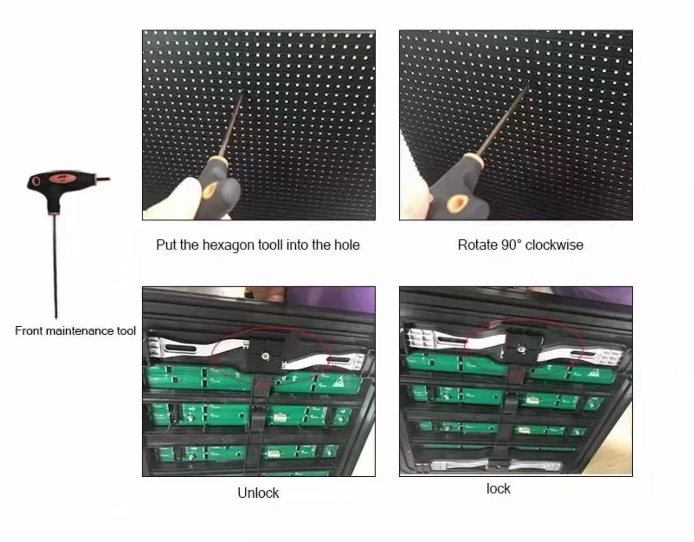 Types of Front Maintenance LED Display Screens - Rigard